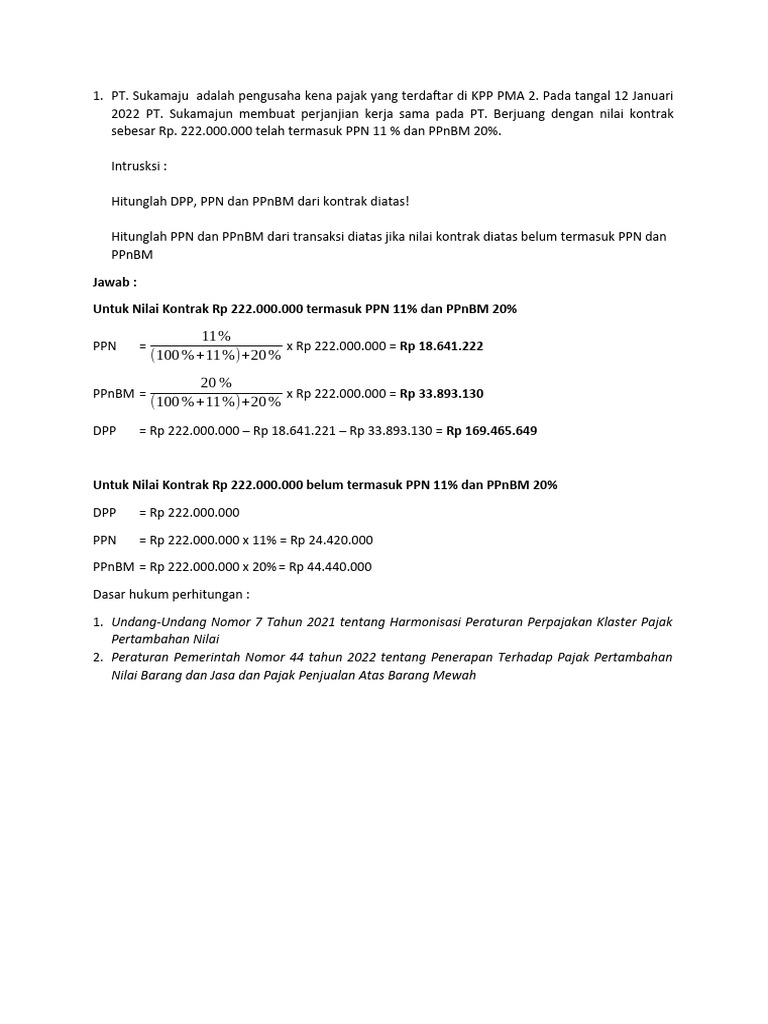 Lab PPN Dan PPNBM - Tugas 7 | PDF