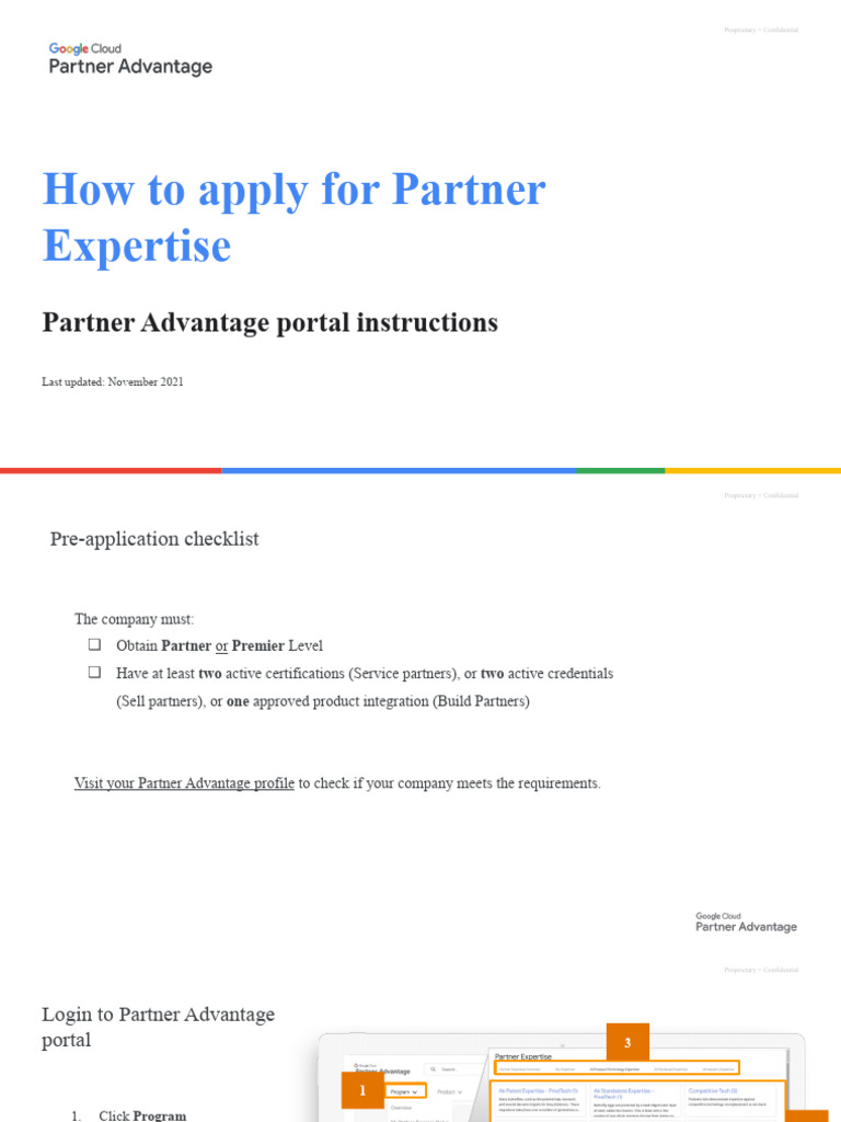 How To Apply For Partner Expertise - Y21 | PDF | Application Software | Computing