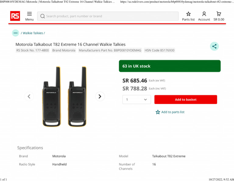 Motorola 2 Way Radio | PDF