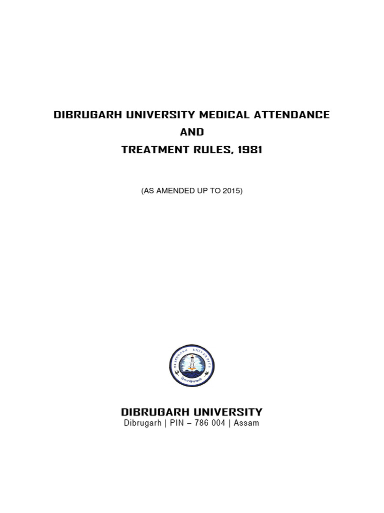 MEDICALATTENDANCERULES Corrected1 | PDF | Hospital | Medicine