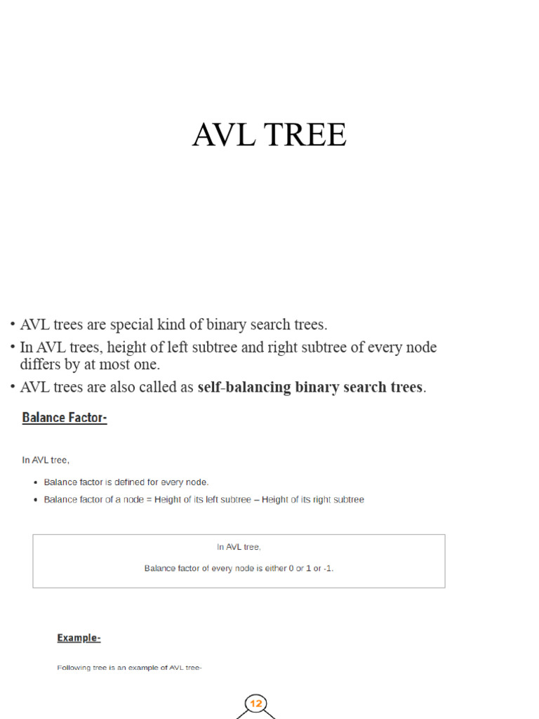AVL Trees | PDF | Home & Garden