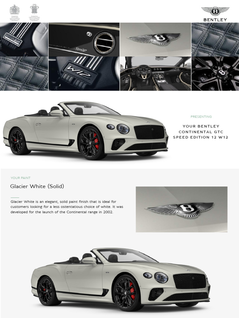 Bentley Brochure | PDF | Trunk (Car) | Transport