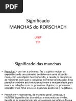 Manchas de Rorschach: Tabela 1 - Pranchas e Seus Significados | PDF ...