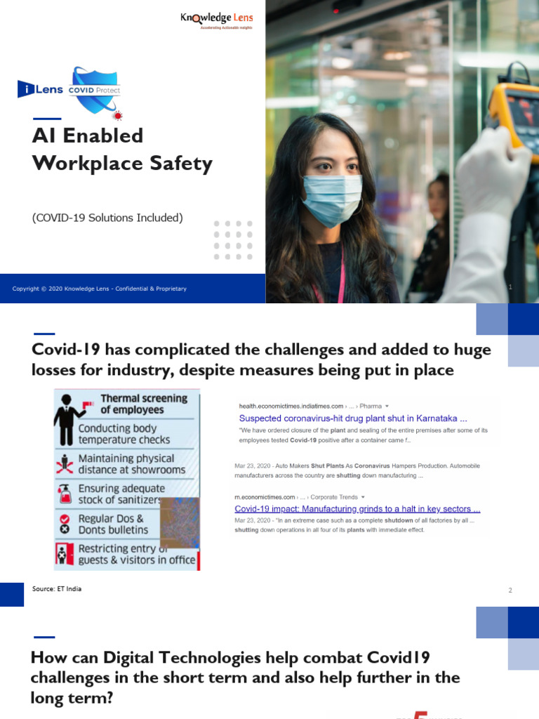 KL AI Enabled Workplace Safety Brochure | PDF | Internet Of Things ...