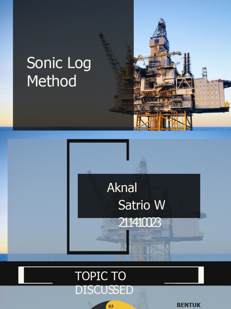 Sonic Log Method. | PDF