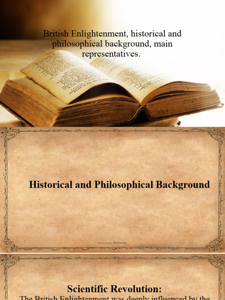 Itish Enlightenment, Historical and Philosophical Background, Main ...