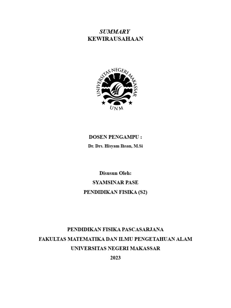 Summary Sinar | PDF