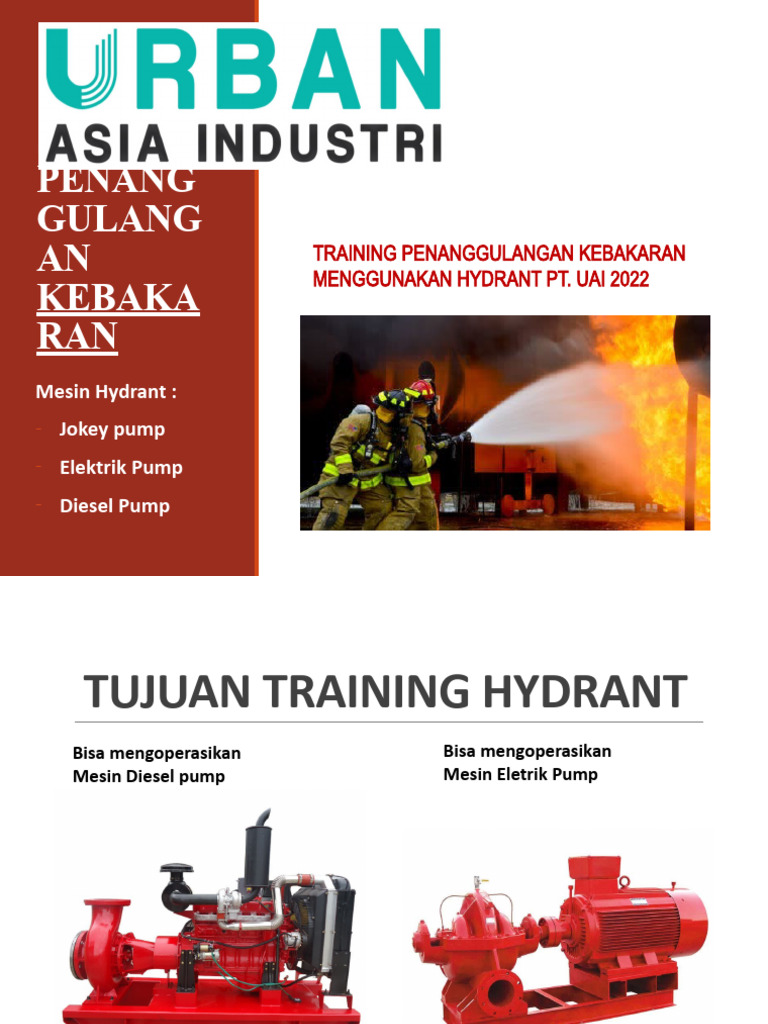 Materi Training Hydrant PT - Uai 4 Nov 2022 | PDF