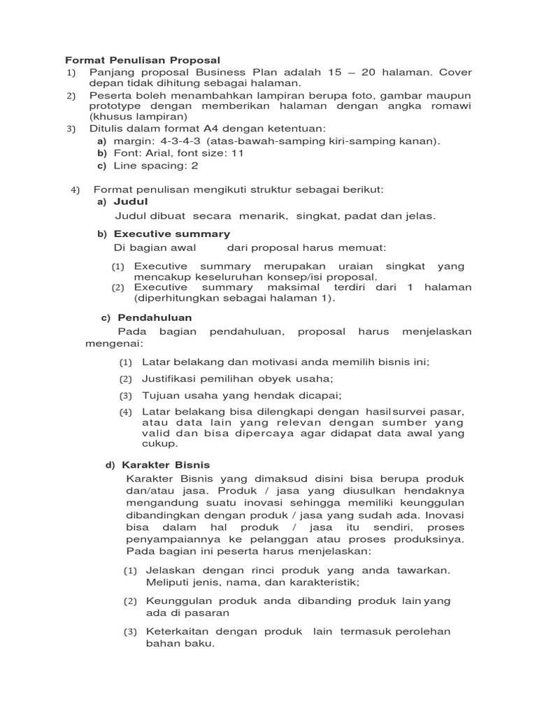 Format Penulisan Laporan BP | PDF