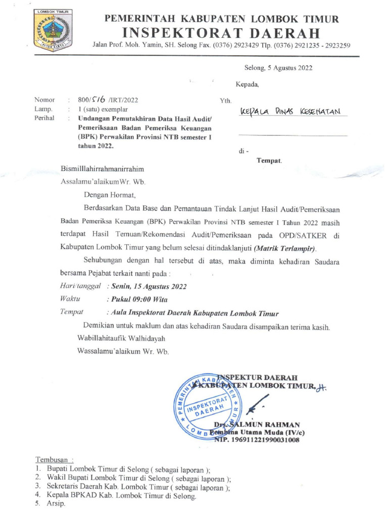 SURAT Inspektorat | PDF