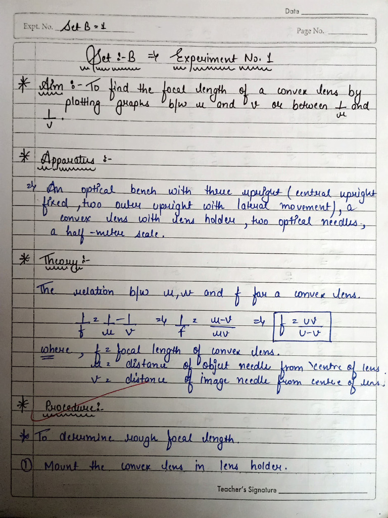 Physics Practicals Class 12 | PDF