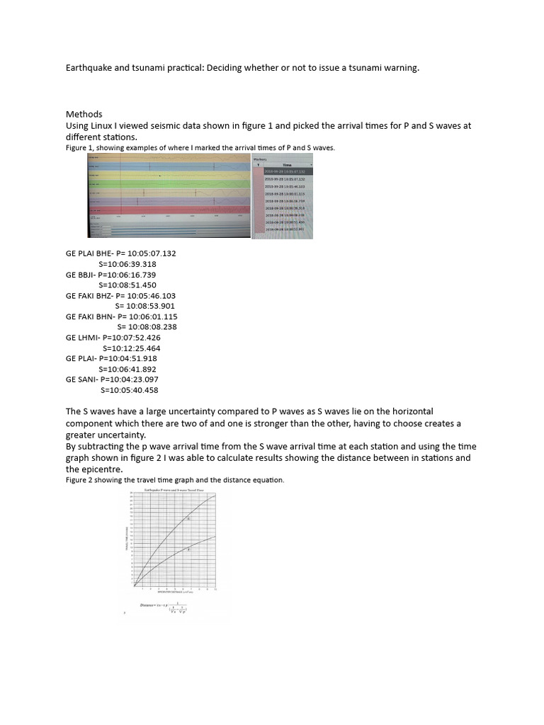 Natural Hazards Practical 3 | PDF | Fault (Geology) | Earthquakes