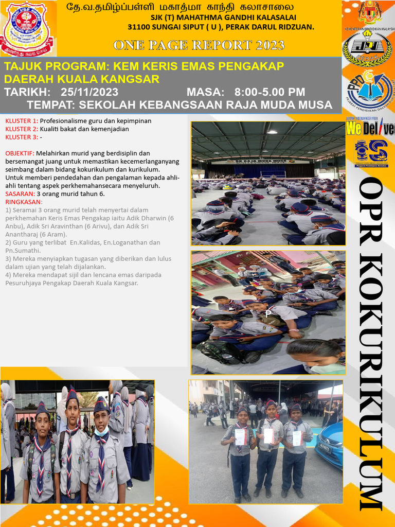 OPR KOKO Pengakap Emas | PDF