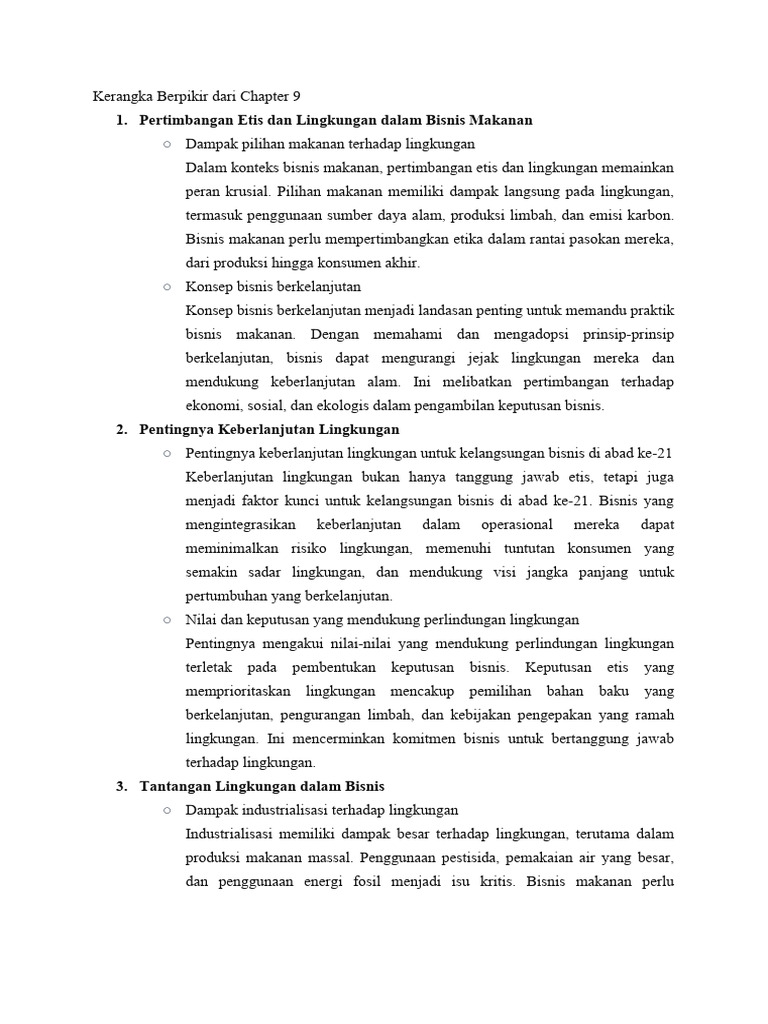 Chapter 9 (Summary) | PDF