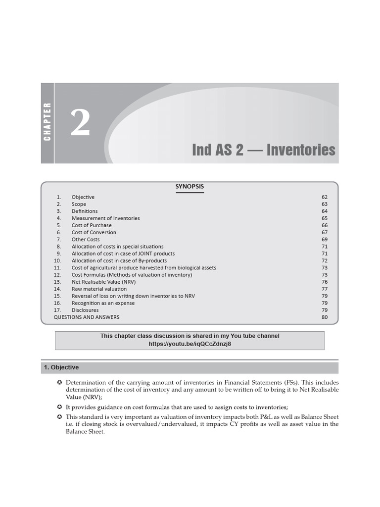 Ind AS 2 Inventories | PDF | Inventory | Cost