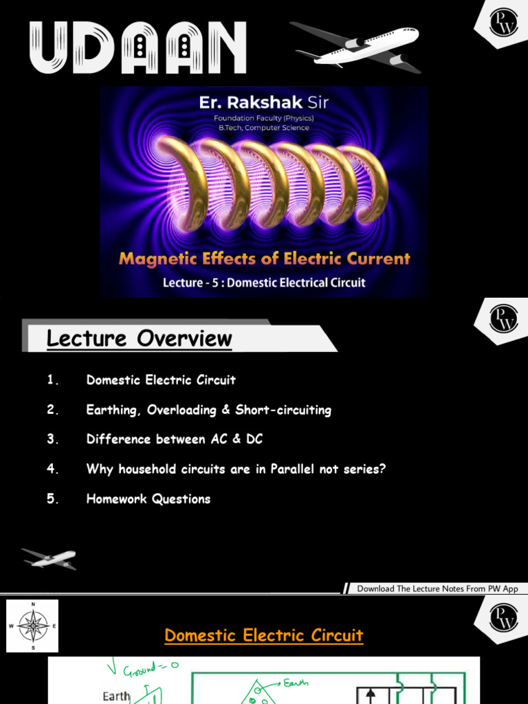 Magnetic Effects | PDF | Alternating Current | Direct Current