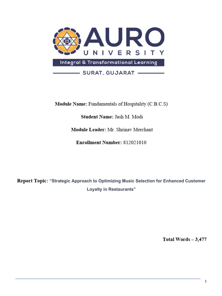 Report Writing Assignment - CBCS | PDF | Rock Music | Consumer Behaviour