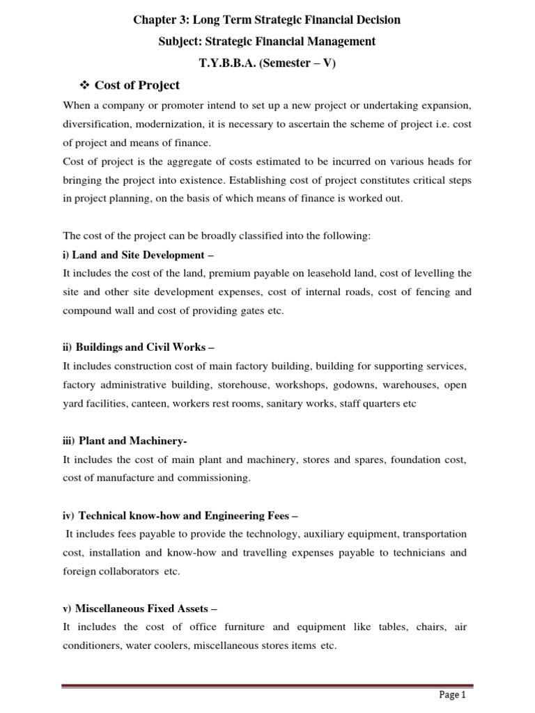 Unit 3 - Final SFM | PDF | Net Present Value | Loans
