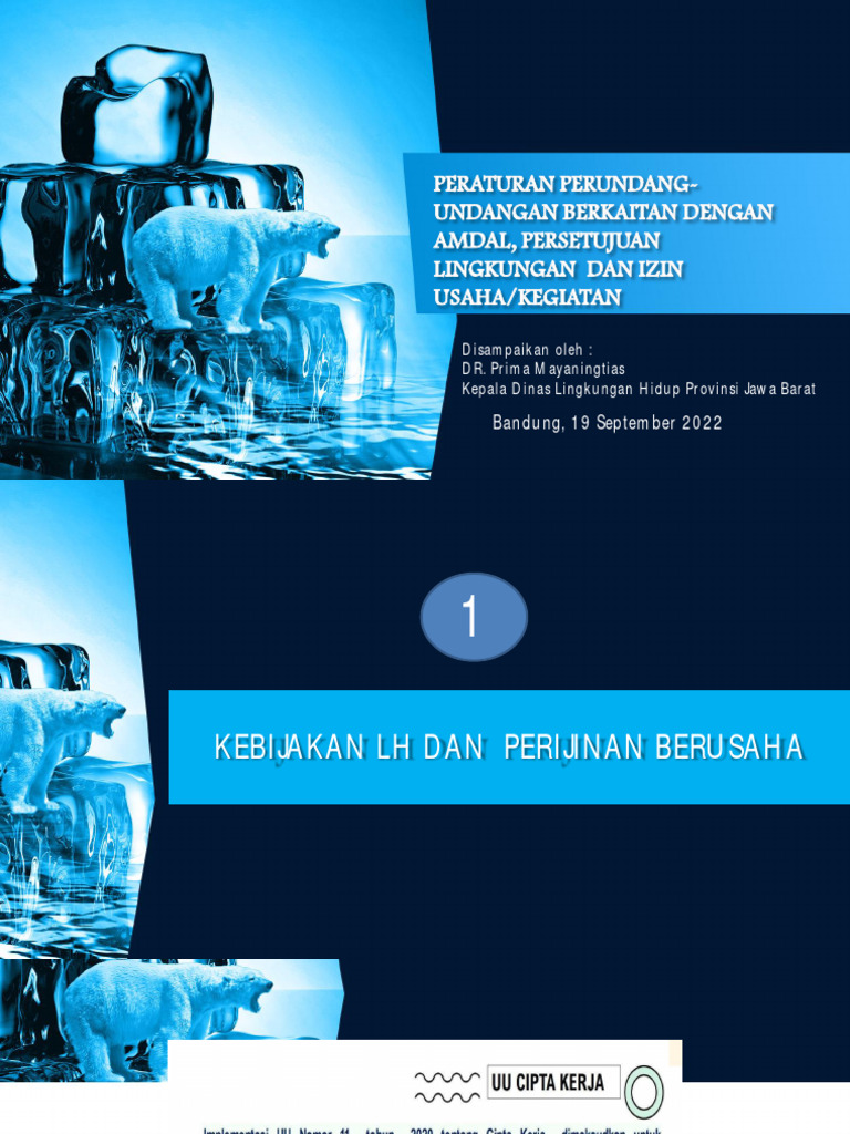 Kewenangan Persetujuan Lingkungan 2023 | PDF