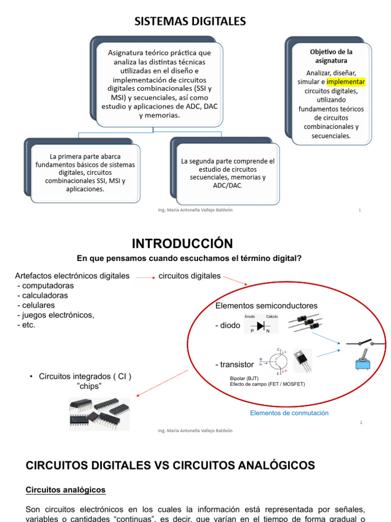 Diseño y Análisis de Circuitos Digitales | PDF | Poco | Decimal ...