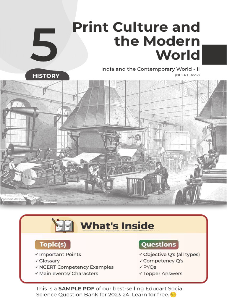 Gr10 Print Culture | PDF | Books | Printing Press