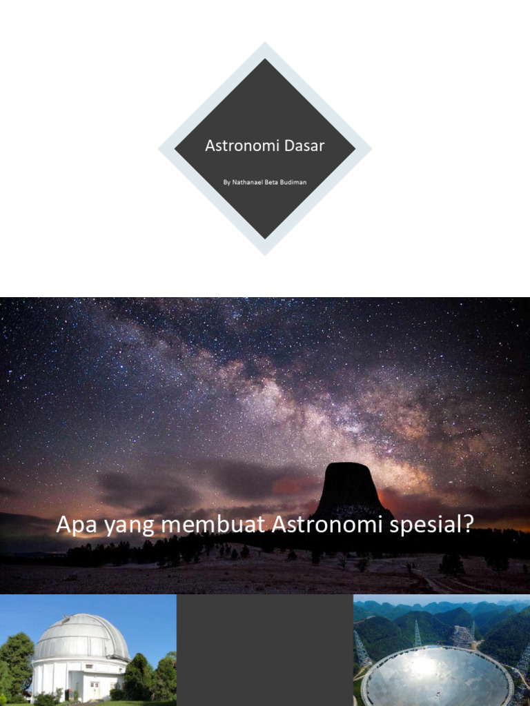Pengantar Astronomi Dasar | PDF