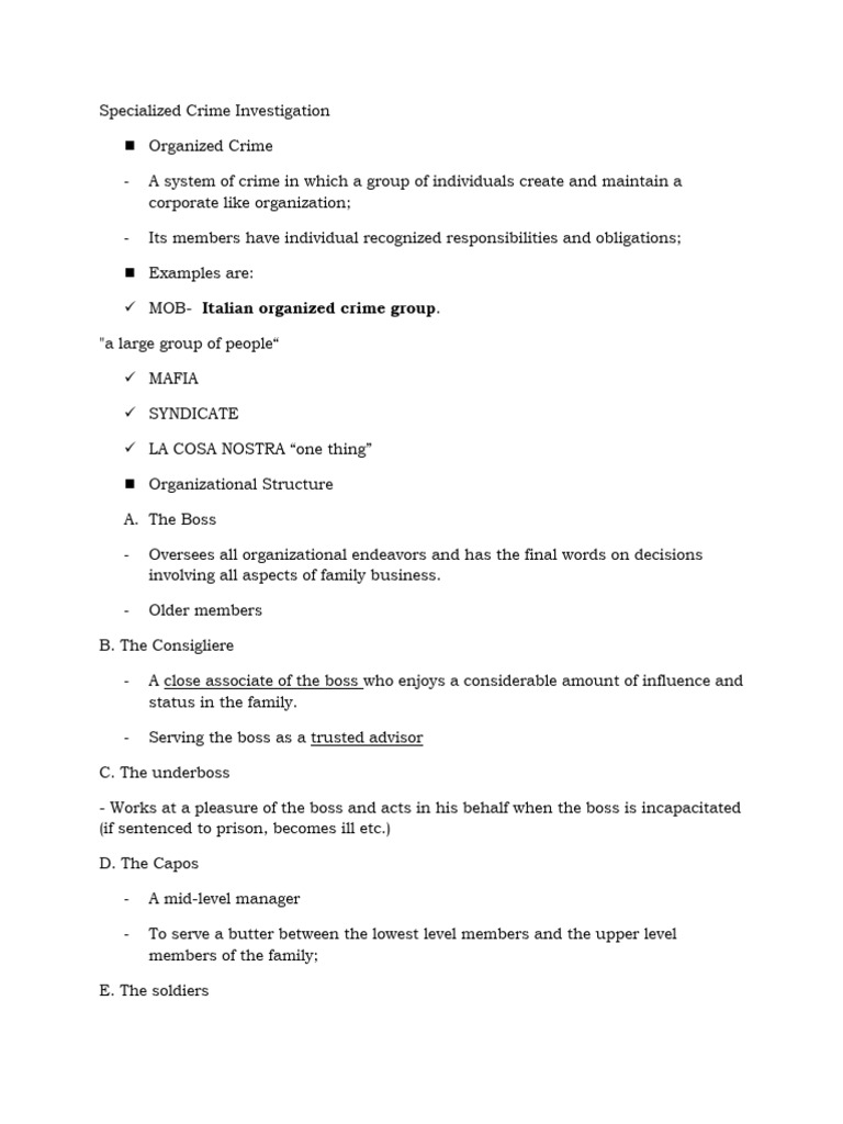 Specialized Crime Investigation Year 3 | PDF | Crime Scene | Witness