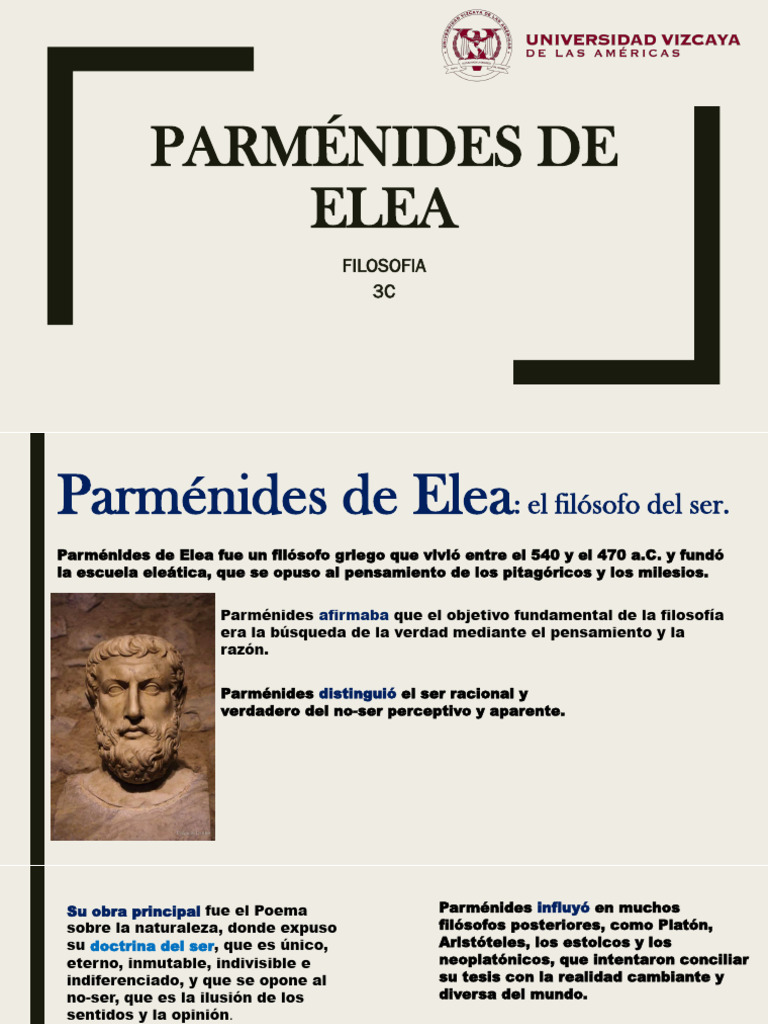 Parménides de Elea | PDF