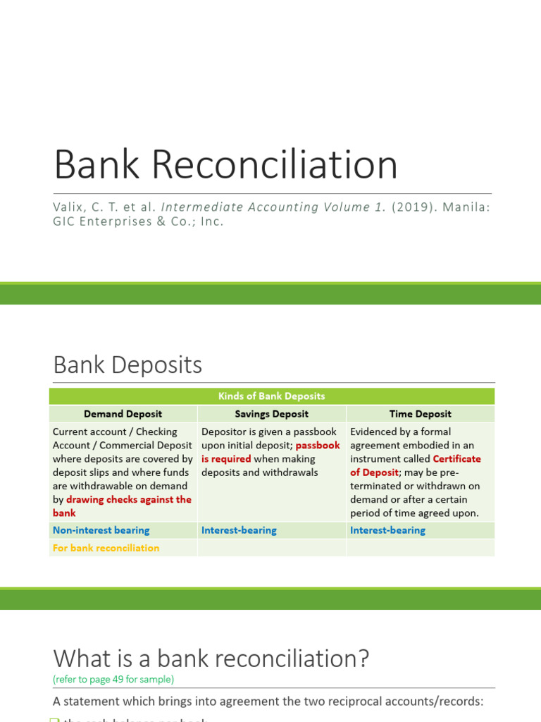 C2 Bank Reconciliation | PDF | Banks | Deposit Account
