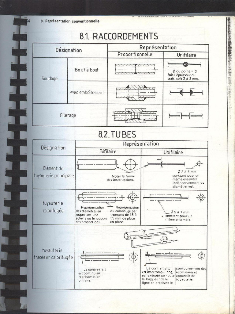 Le Dessin Technique de La Tuyauterie Industrielle | PDF