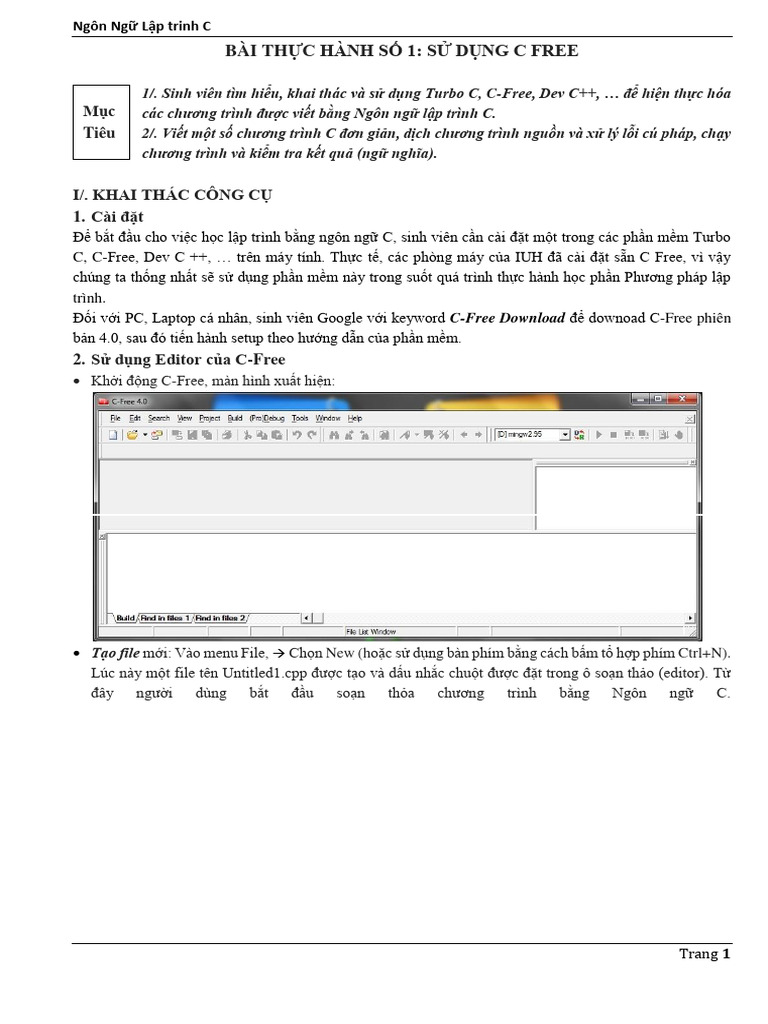 Bai Tap Ngon Ngu Lap Trinh C | PDF