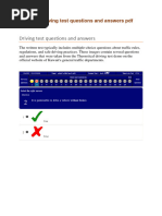 Saudi Driving License Test Guide | PDF