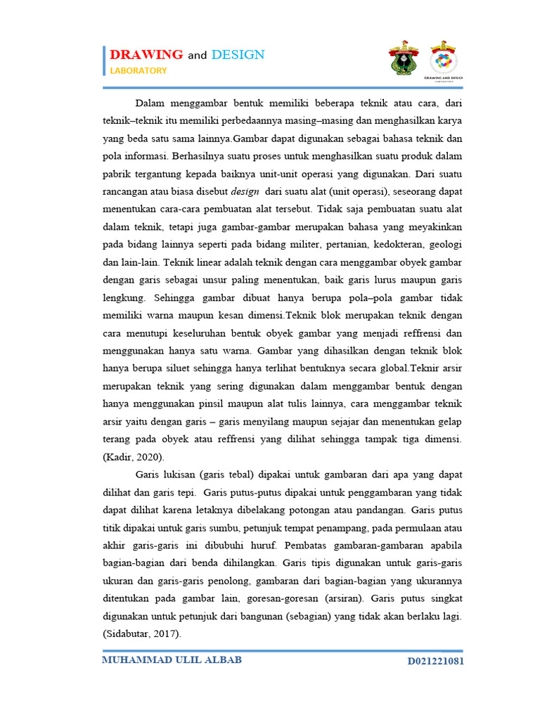 Teknik Menggambar dengan Garis | PDF | Seni