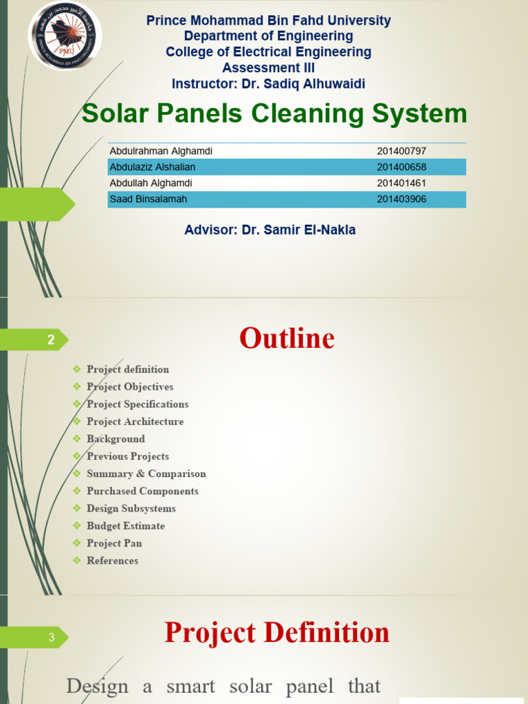 Solar Panels Cleaning System Presentation | Download Free PDF | Solar ...