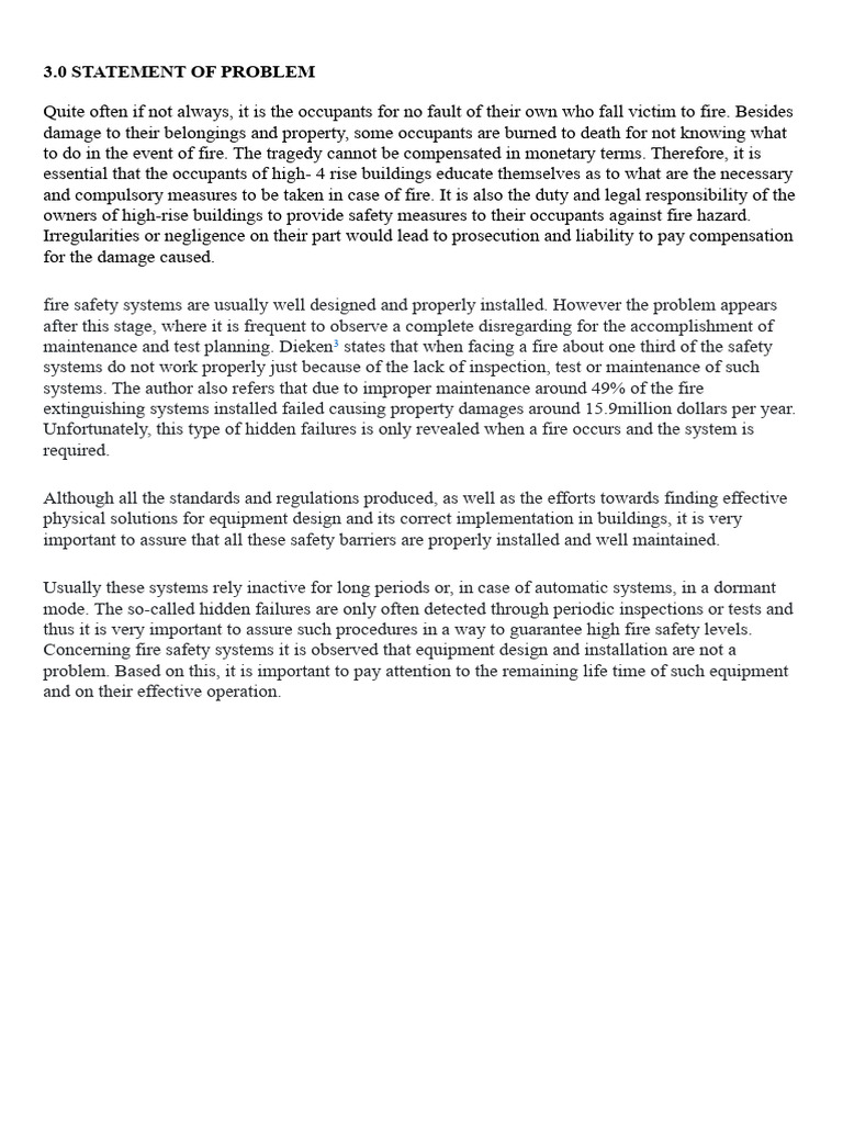 Case Study Finding | PDF | Fires | Fire Safety
