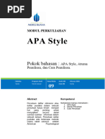 Penulisan Dapus APA Edisi 7 | PDF