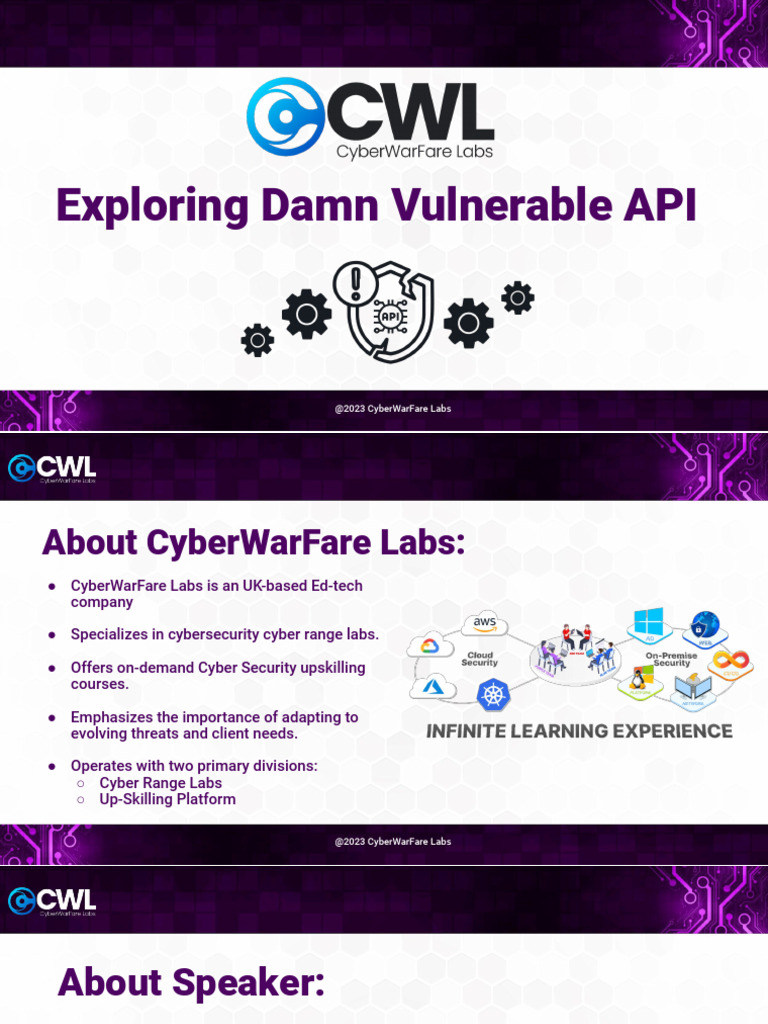 Damn Vulnerable API Material | PDF | Security | Computer Security Damn Vulnerable API Material | PDF | Security | Computer Security