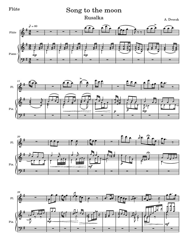 Song_to_the_moon-Flûte | PDF