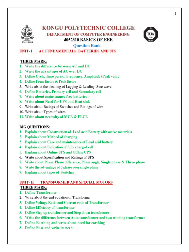 Cse Beee N Scheme 22-23 | PDF | Rectifier | Transformer