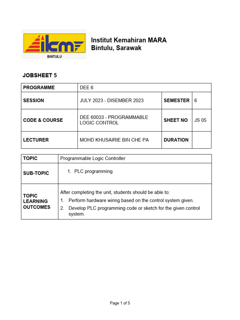 Jobsheet 5 | PDF | Business | Computers