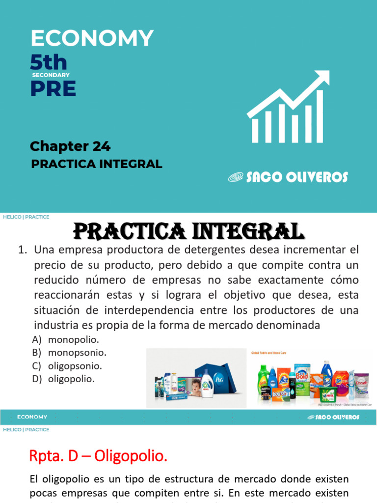 5° ECO Cap. 24 Practica Integral | PDF | Dinero | Bancos