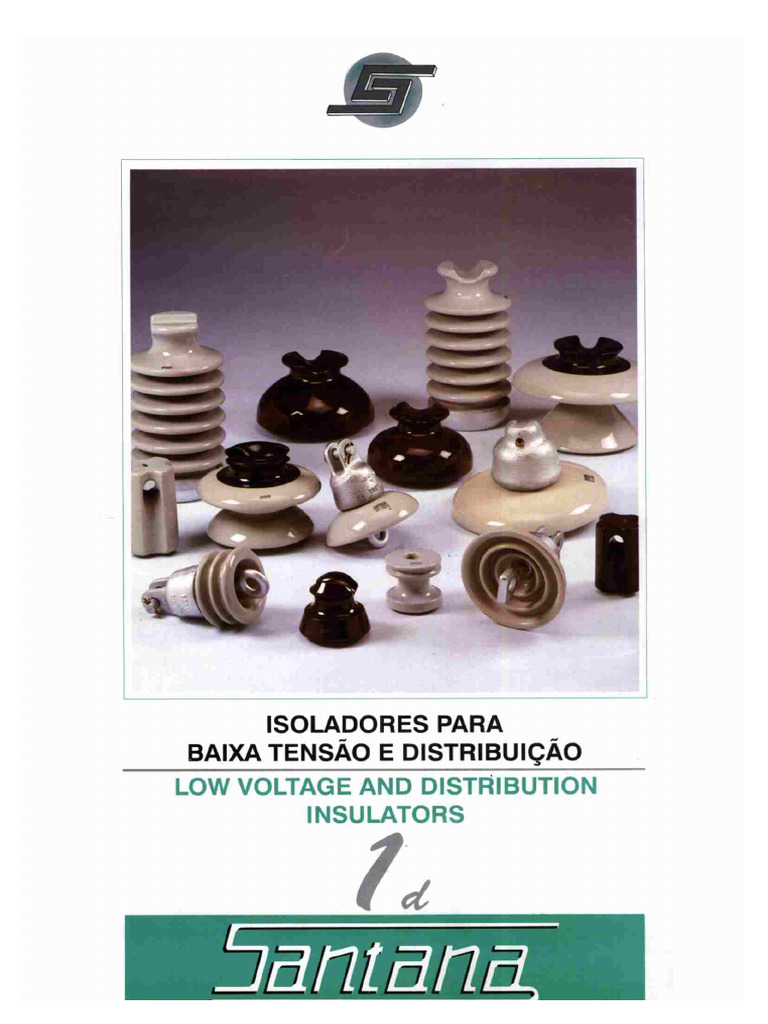 SANTANA - ISOLADORES PARA BT E DISTRIBUIÇÃO | PDF