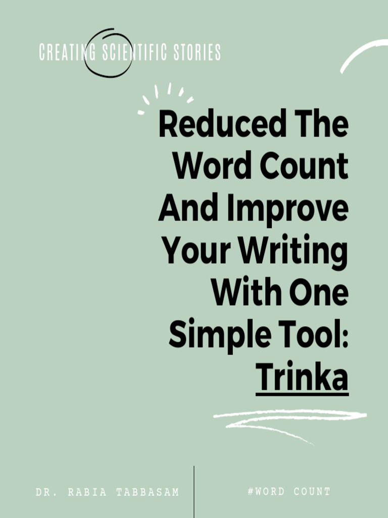 How To Reduce Word Count With Trinka Ai 1698934317 | PDF | Career ...