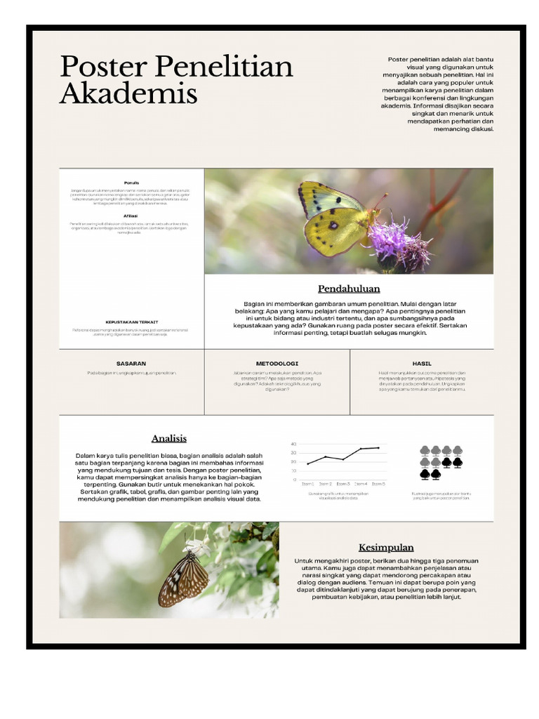 Contoh Poster Penelitian | PDF