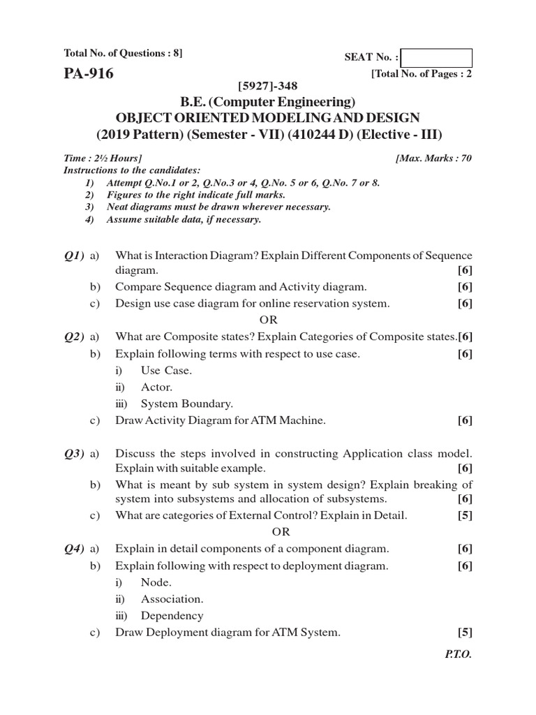 Oomd Paper | PDF | Use Case | System
