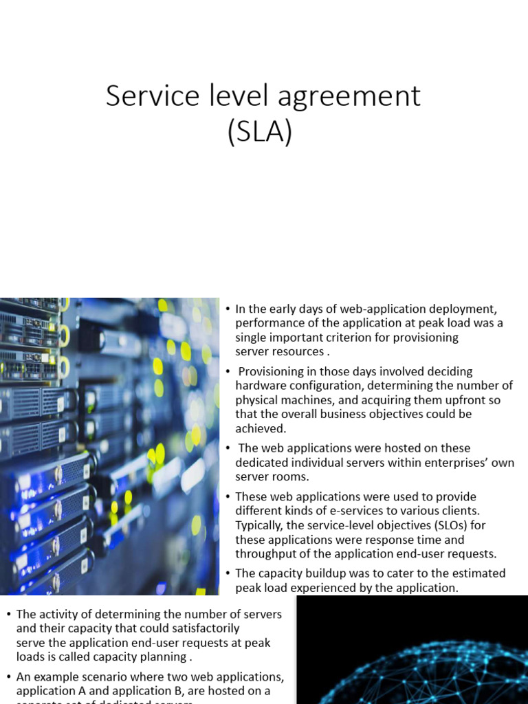 Unit 1 SLA | Download Free PDF | Service Level Agreement | Cloud Computing