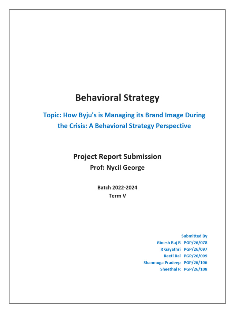 Project Report Group 4 | PDF | Motivation | Motivational