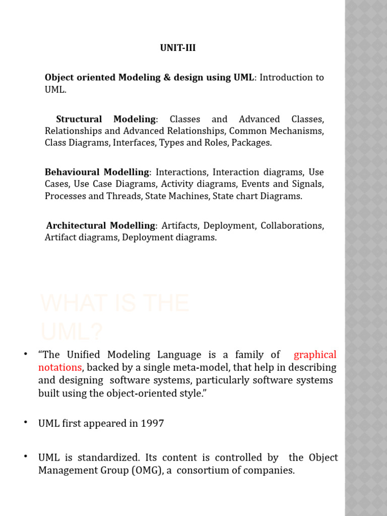 Se Unit3 | PDF | Class (Computer Programming) | Unified Modeling Language