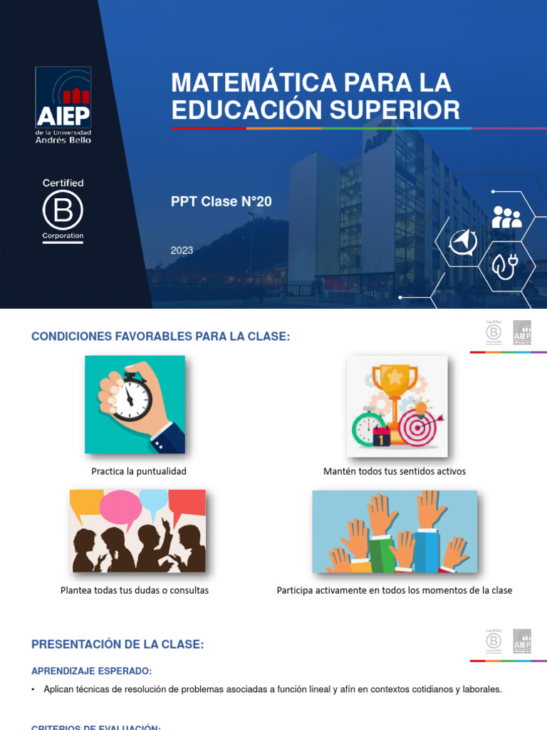 Clase N°20 Pendiente | PDF | Pendiente | Función (Matemáticas)