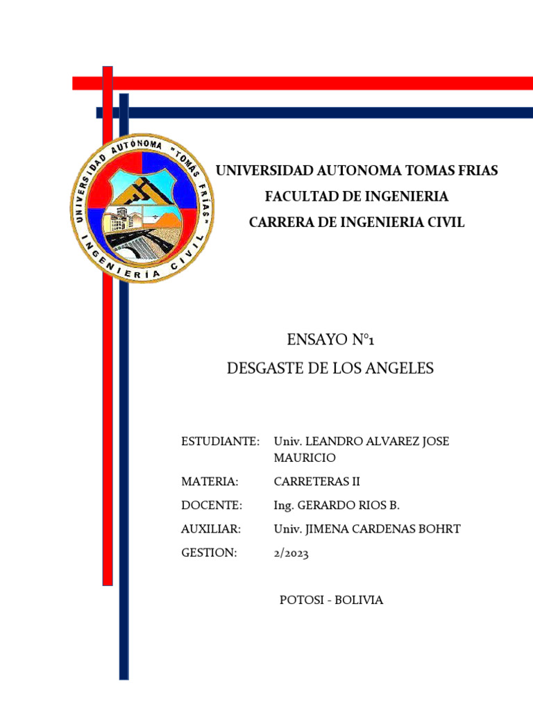 Ensayo N°3 | PDF | Acero | Abrasivo